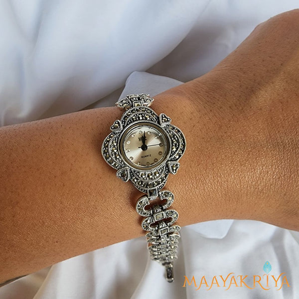 ATRIA SILVER WATCH – Maayakriya